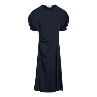 Victoria Beckham Femme, Robes, Bleu, Taille: 38 FR Robe Courte Femme