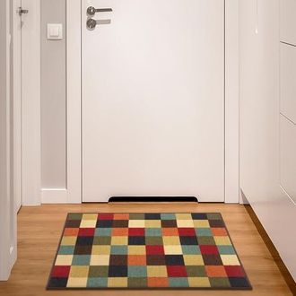 Ottomanson Ottohome-Kollektion Teppich mit Karo-Design, 67 cm x 90 cm, mehrfarbig