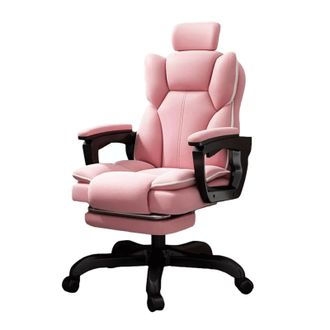 Generic Ergonomischer B&uuml;rostuhl, Hochlehner mit Verstellbarer R&uuml;ckenlehne, Fu&szlig;st&uuml;tze und Armlehnen, Schreibtischstuhl mit Latexkissen