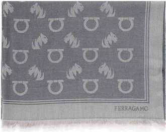 Ferragamo &Eacute;charpe - Bleu