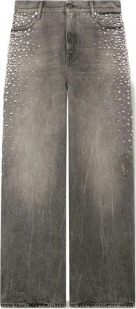 Golden Goose Wide Jeans - Femme - Jeans - Gris - Taille: W26