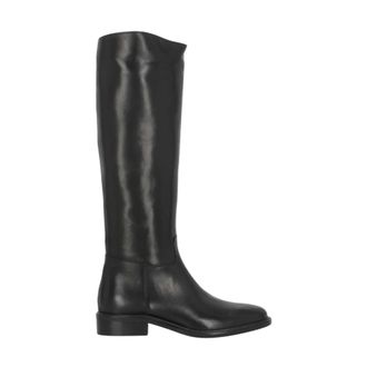 Julie Dee Bottes hautes en cuir Mw062 - Femme - Chaussures - Noir - Taille: 38 EU