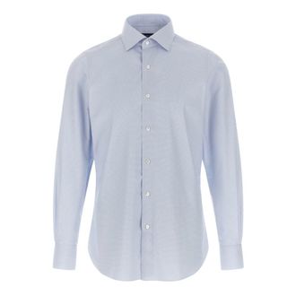 Finamore Napoli Hemd - - Shirts - Herren - Blau - L