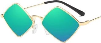 Generic Lunettes De Soleil D&eacute;coration De Vacances For Hommes Et Femmes Lunettes De Soleil En M&eacute;tal For Les D&eacute;placements Domicile-travail(Green)