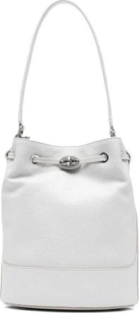 Zanellato Femme, Sacs, Blanc, Taille: ONE Size Monda Daily Small Bucket Bag