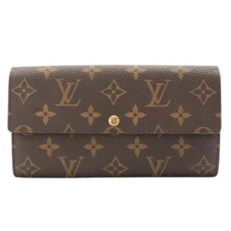 Louis Vuitton Pre-owned Long Wallet (bi-fold) - - Pre-owned - Damen - Braun - ONE SIZE