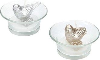 No Brand No Brand 98754 Weihnachtskerzen Vogel bunt 2 Stück