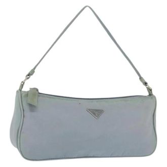 Prada Pre-owned Vintage Nylon Schultertasche - - Pre-owned - Damen - Blau - ONE SIZE