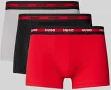HUGO BOSS Slim Fit Trunks aus Baumwoll-Mix im 3er-Pack Modell PLANET