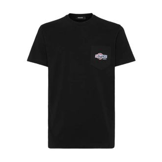 Dsquared2 Casual T-Shirt & Polo Kollektion Aw25 - - Tops - Herren - Schwarzk - XL