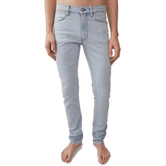 Acne Studios Mens Blue Cotton Skinny Jeans Clothing