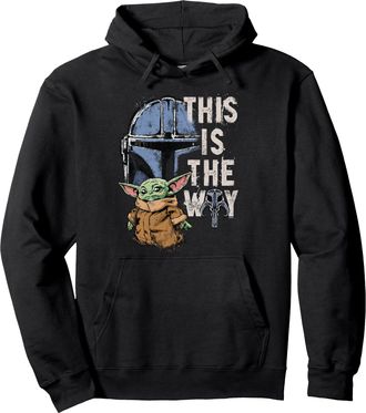 Star Wars The Mandalorian and Grogu This is The Way Graphic Pullover Hoodie