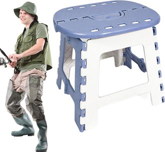 Generic Tritthocker, zusammenklappbar, leichter Angelstuhl, leicht, wasserdicht, Klapphocker f&uuml;r Camping, K&uuml;che, Reisen, Bad, Wandern