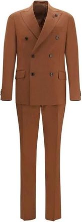 Lardini Homme, Costumes, Brun, Taille: XL Costume Deux Pi&egrave;ces en Coton