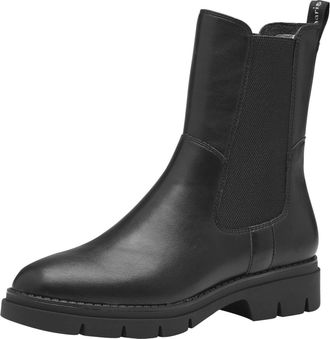 Tamaris Damen Chelsea Boots; BLACK/schwarz; 36 EU