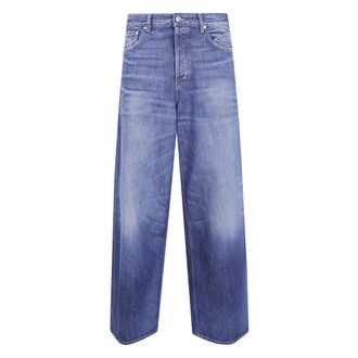 Haikure Wide Jeans - Homme - Jeans - Bleu - Taille: W34