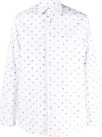 Etro Homme, Chemises, Multicolore, Taille: L Chemise &agrave; manches longues avec imprim&eacute; Pegaso