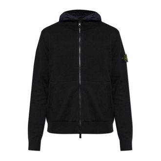 Stone Island Hooded Jacket - - Jackets - Herren - Schwarzk - S