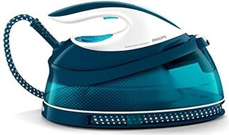 Philips Domestic Appliances Perfect Care Compact Dampfbügelstation - OptimalTemp Technologie, 120 g/min Dauerdampf, 2400 Watt, 6,5 bar Druck, 1,5 L Wassertank