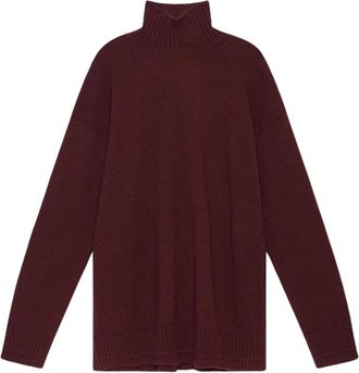 Maliparmi Maliparmi, Femme, Pulls, Brun, Taille: 42 FR Pull en Cachemire et M&eacute;rinos