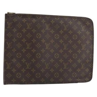 Louis Vuitton unisex, Pre-owned, Brun, Taille: ONE Size Pochette en toile Pre-owned