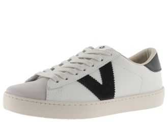 Victoria Low-Top Unisex Berlin Leder & Kontrast-Teile & Spaltleder-Zehe 1126142 f&uuml;r Erwachsene Negro 40