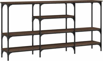 vidaXL Table console chêne marron 160x29x80 cm bois dingénierie Vidaxl