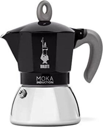 Bialetti Italienische kaffeemaschine 6 tassen schwarz 0006936