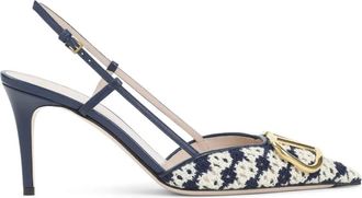 Valentino Garavani Worker Cotton Sling Back - - Shoes - Damen - Mehrfarbig - 39 EU