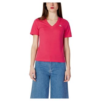 Calvin Klein Jeans Short Sleeve Shirts - - Tops - Damen - Rosa - XS