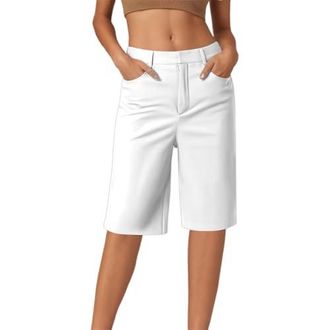 Generic DUHENWU Bermuda pour femme - L&eacute;ger - S&eacute;chage rapide - Avec poches - Pantalon cargo - D&eacute;contract&eacute; - Extensible - Longueur genou - Pour le golf, la rand