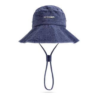 Jacquemus unisex, Accessoires, Bleu, Taille: 60 CM Chapeau De-N&icirc;mes