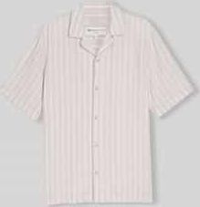 Tom Tailor Denim Relaxed Fit Freizeithemd aus Viskose-Leinen-Mix