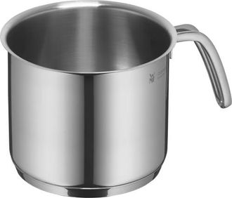 WMF Provence Plus Milchtopf Induktion ohne Deckel 14 cm, Milchkochtopf, Kochtopf Induktion 1,7l, Cromargan Edelstahl poliert, unbeschichtet, backofengeeig