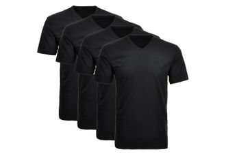 Ragman T-Shirt Herren T-Shirt 4er Pack Baumwolle (Packung, 4er Pack)