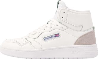British Knights Damen NOORS MID Sneaker, Weiss Beige Zartrosa, 36 EU