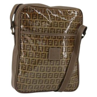 Fendi Pre-owned Canvas Cross Body Bag - - Pre-owned - Damen - Braun - ONE SIZE