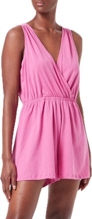 Only Womens ONLMAY S/L WRAP Playsuit JRS Overall, Super Pink, S