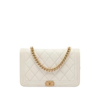 Chanel Pre-owned Wallet on Chain - - Pre-owned - Damen - Wei&szlig; - ONE SIZE