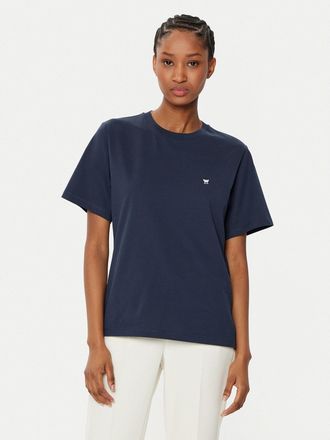 Max Mara T-Shirt Satrapo 2515971031 Dunkelblau Regular Fit