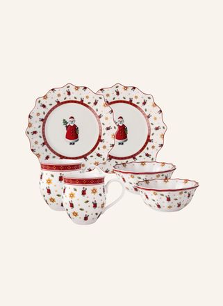 Villeroy & Boch Fr&uuml;hst&uuml;cks-Set F&uuml;r 2 Santa, 6tlg. Toys Delight weiss