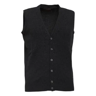 FILIPPO DE LAURENTIIS Homme, Pulls, Gris, Taille: L Gilet sans manches Cb1Sm Wc12R