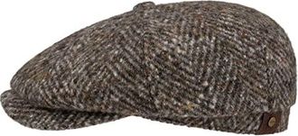 Stetson Casquette Hatteras Wool Colour Neps Homme - pour avec visière, Doublure Hiver Automne-Hiver - 59 cm Gris