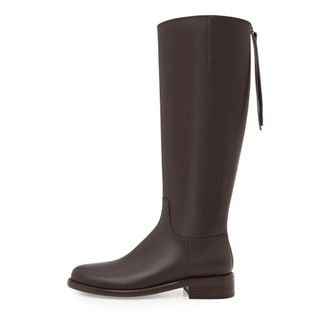 Cesare Gaspari Kniehohe Lederreitstiefel - - Shoes - Damen - Braun - 42 EU
