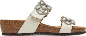 GrÜnland Pantoletten Grünland Memi CB0828 Weiß