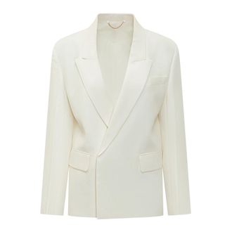 Victoria Beckham Taillierter Blazer - - Jackets - Damen - Wei&szlig; - XS