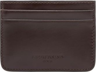 Liebeskind Cuir étui pour Carte de crédit Liam Card Holder Roasted Marron foncé