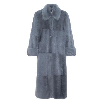 Stand Studio Stand Studio - Manteau Hana - Femme - Manteaux - Bleu - Taille: 38 FR