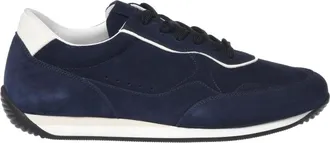 Baldinini Homme, Chaussures, Bleu, Taille: 45 EU Suede Baskets