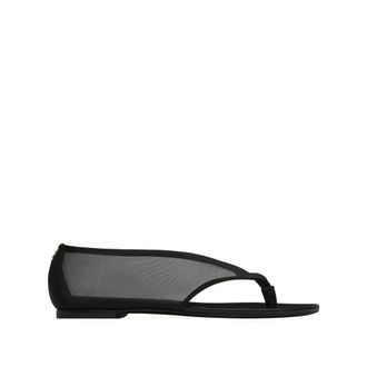Courr&egrave;ges Schwarze Mesh Scuba Sandale - - Shoes - Damen - Schwarzk - 40 EU
